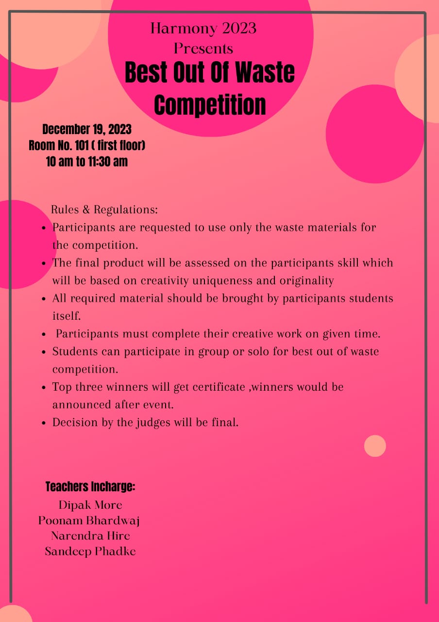 BEST OUT OF WASTE | Somaiya Vidyavihar University